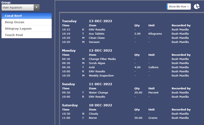 Exhibit Menu - Facility Navigator Panel – OERCA | Support