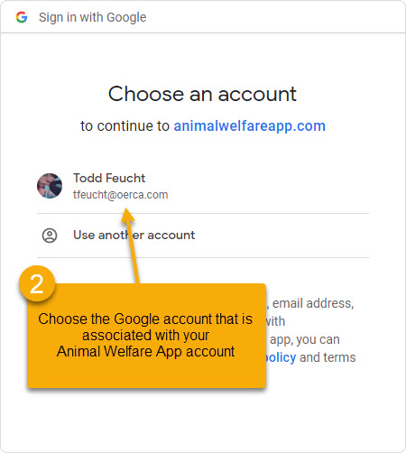 Login with Google – OERCA | Support