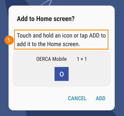 Mobile Web Application - Create Shortcut – OERCA | Support