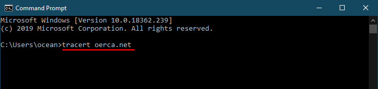 What is a Trace Route and how do I run one? – OERCA | Support