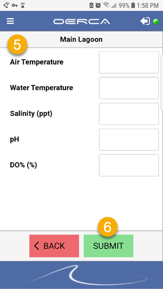 Mobile Application - Environmental Results – OERCA | Support